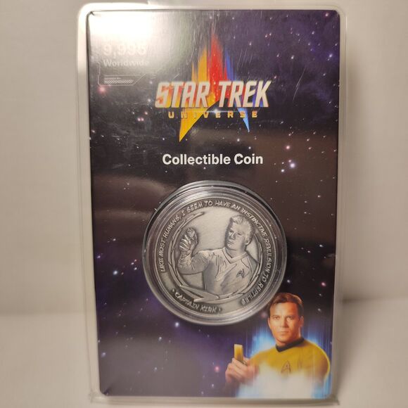 Dust | Jewelry | Star Trek Captain Kirk Coin Official Limited Edition ...